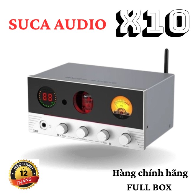 Ampli Suca Audio X10 – Amp đèn Hi-Fi 160W + Bluetooth 5.4, DAC tích hợp ...